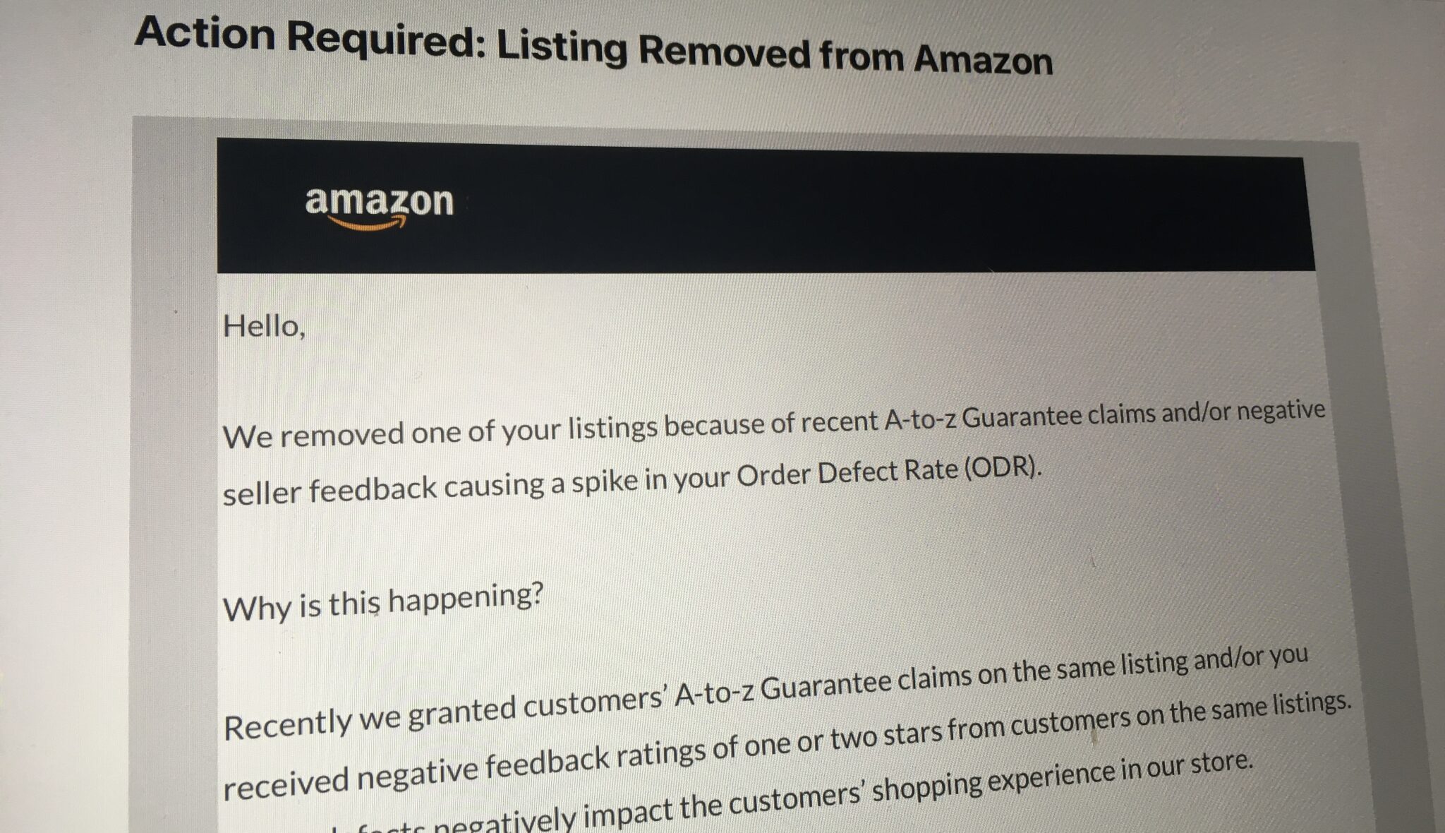 Is this the worst Plan of Action in the history of Amazon? - Seller Union